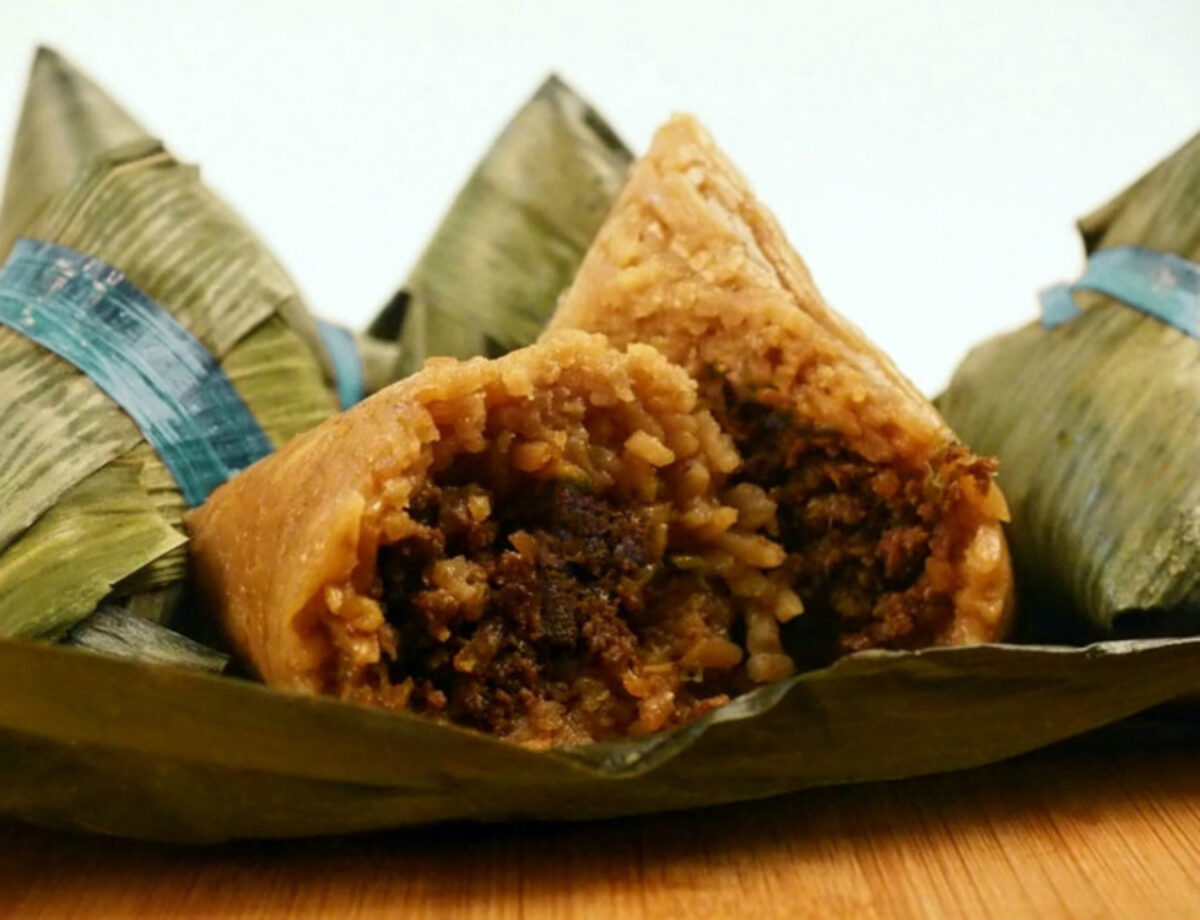 Bacang Ayam Jamur (Savory Glutinous Rice with Chicken & Mushroom ...